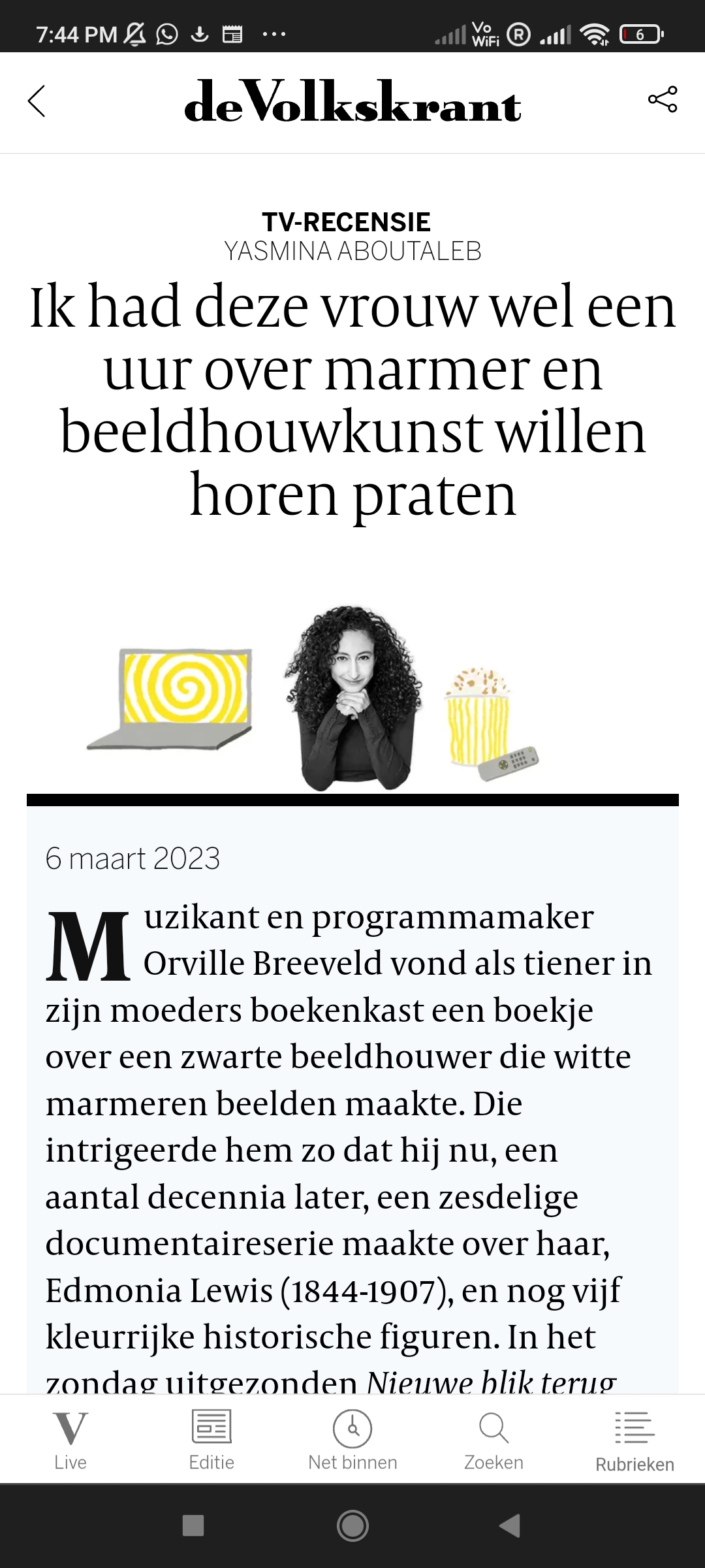 Mooie Volkskrant recensie over Nieuwe Blik Terug van Yasmina Aboutaleb ...